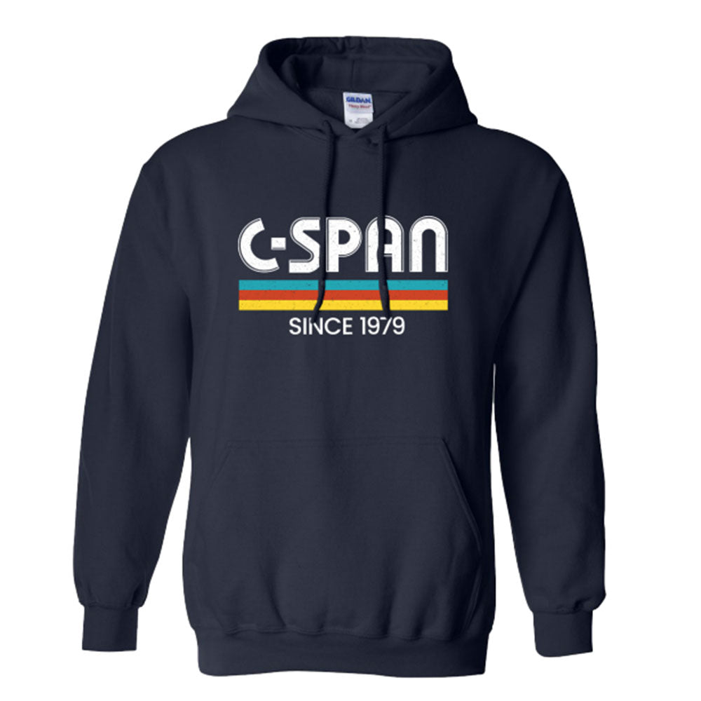 C-SPAN 45th Anniversary Navy Hoodie – C-SPAN Shop
