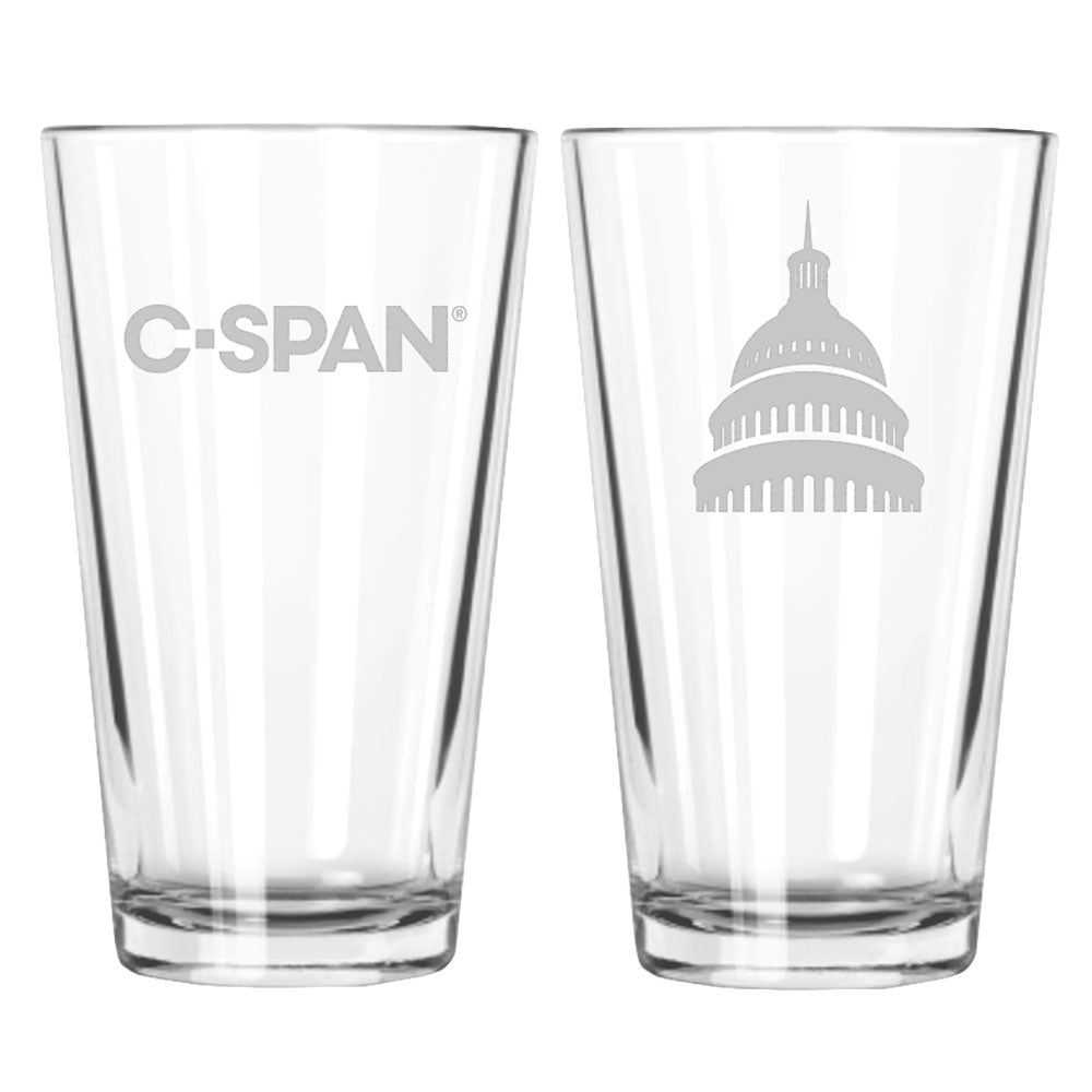 C-SPAN Capitol Pint Glass – C-SPAN Shop